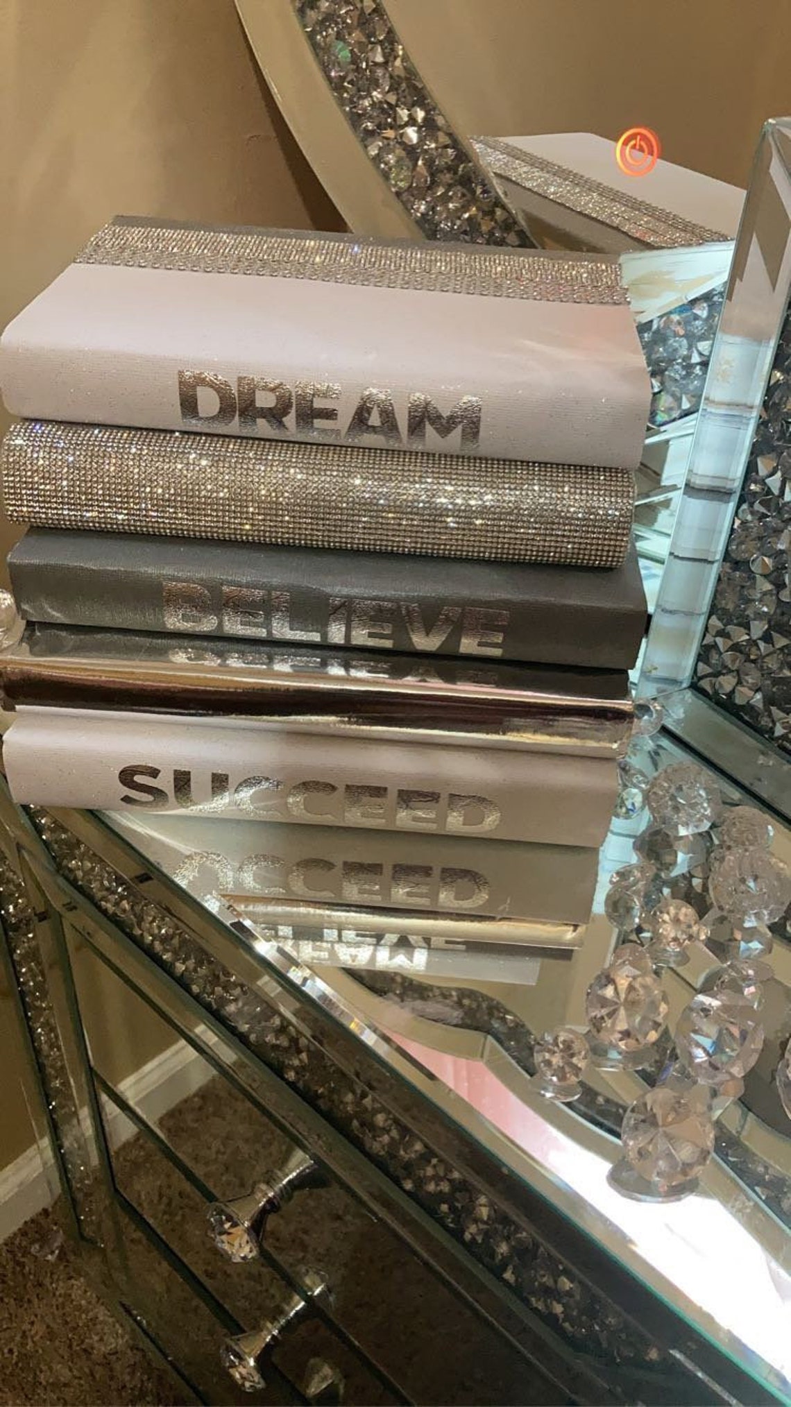 Glam Decor, Bling Books, Designer Luxury Books,bling Books, Bling Decor ...