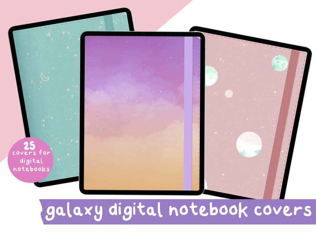 Digital Notebook Covers | Goodnotes Covers | Galaxy Notebook Covers ...