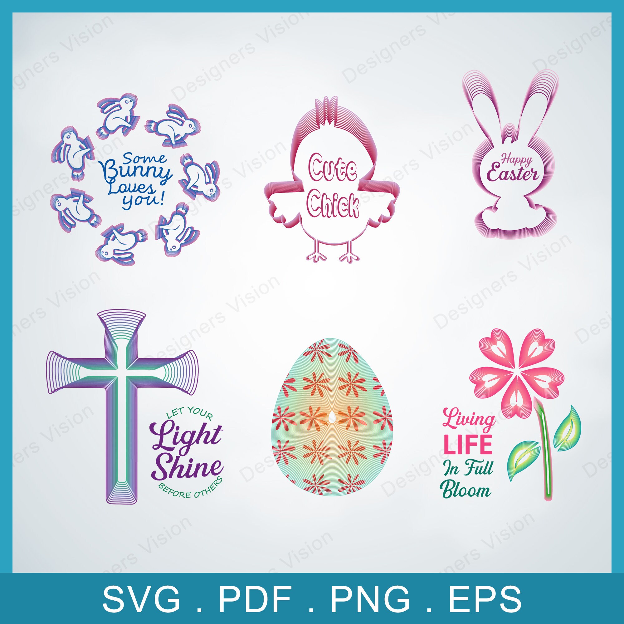 SVG de Pâques Joyeuses Pâques Svg dart de mélange Lapin de Pâques Svg ...