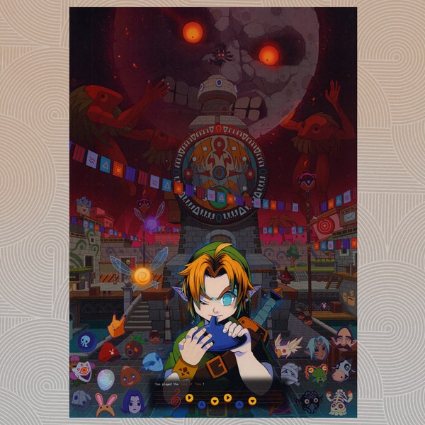 Majora Mask Moon - Etsy