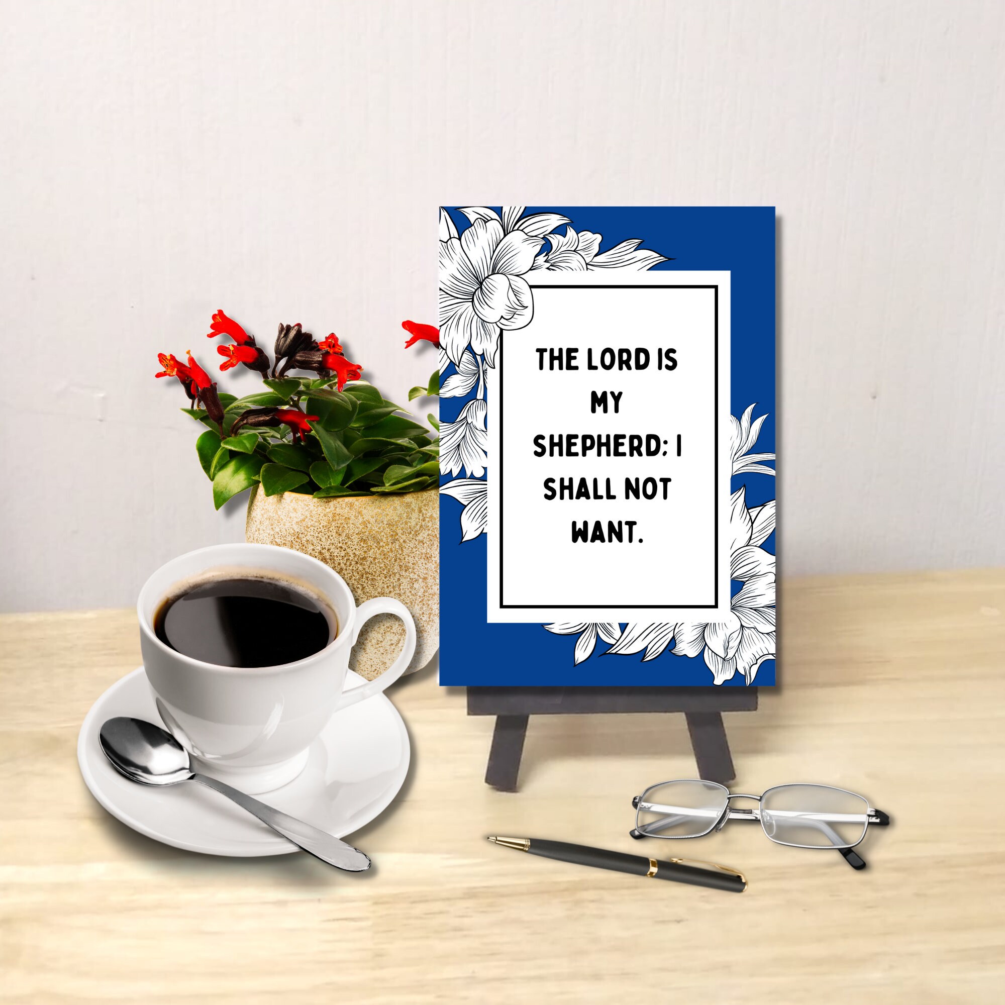 Scripture Cards With Stand, Bible Verse Cards With Holder, KJV ...