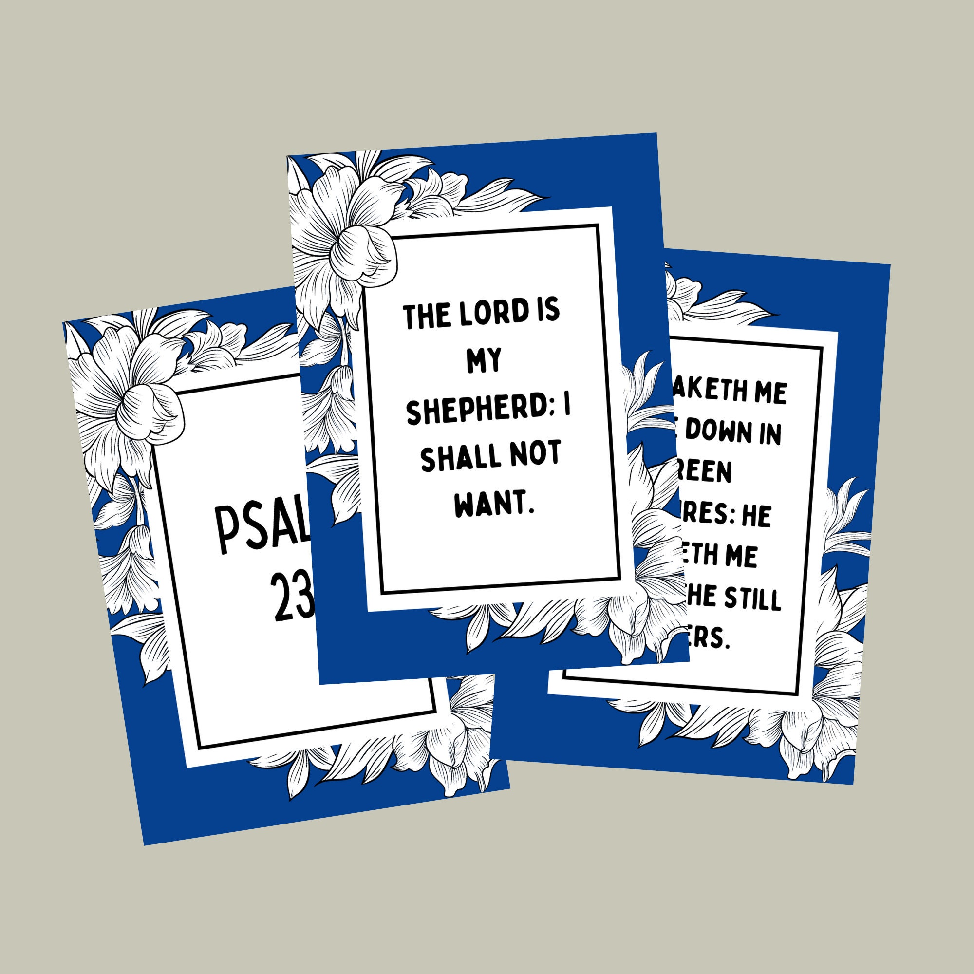 Scripture Cards With Stand, Bible Verse Cards With Holder, KJV ...
