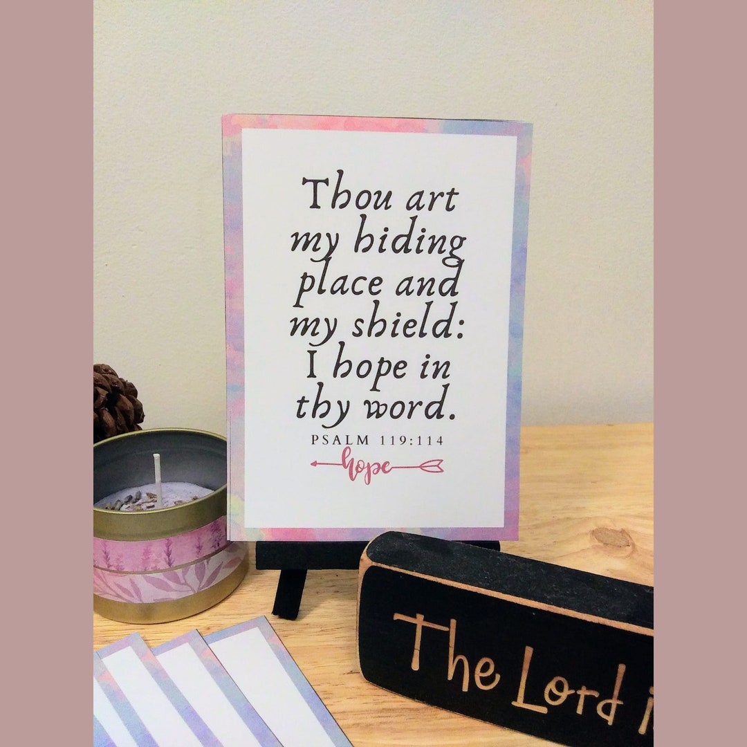 Bible Verse Cards With Stand, Scripture Cards With Mini Easel ...