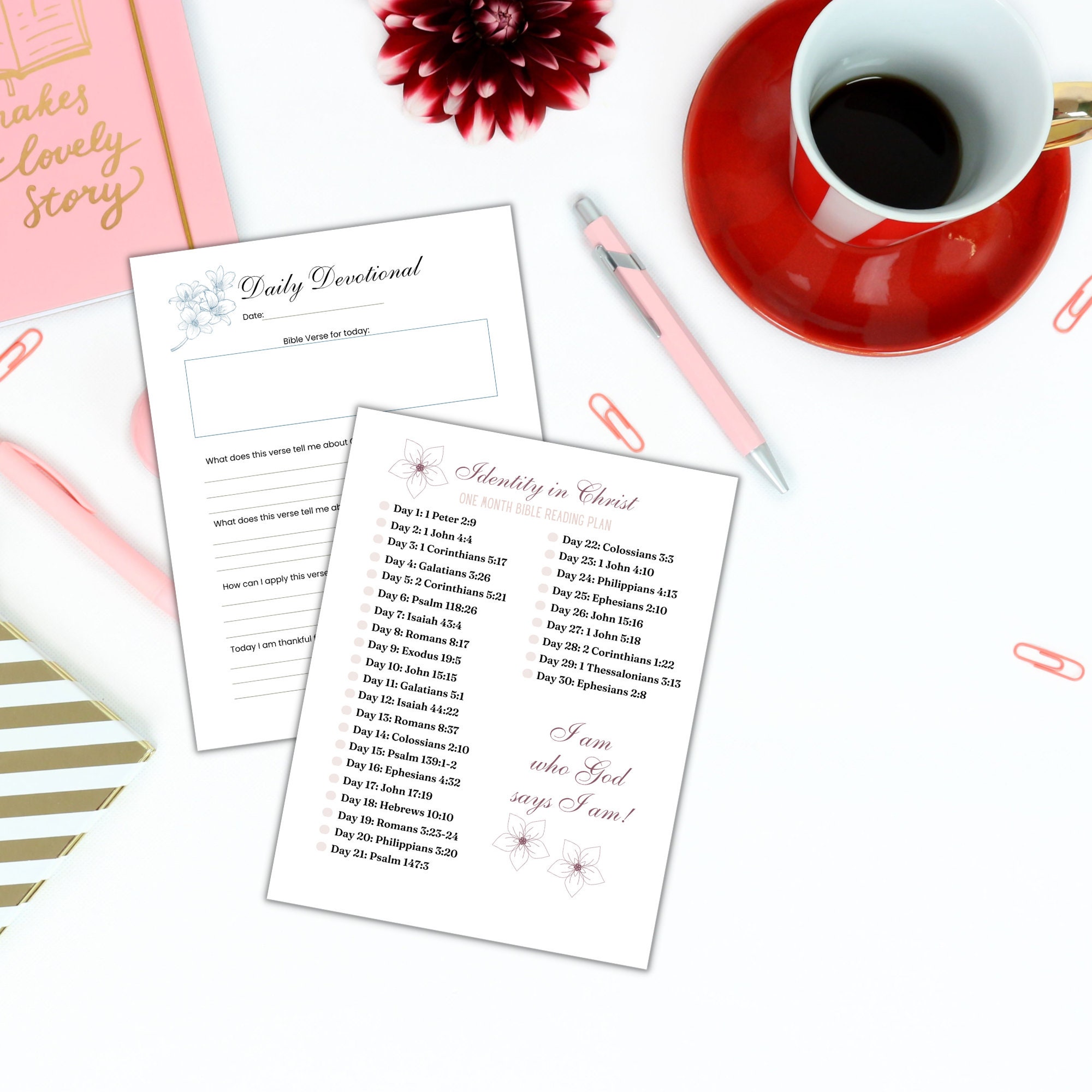 Printable Devotional, Daily Bible Study, Monthly Bible Reading Plan ...