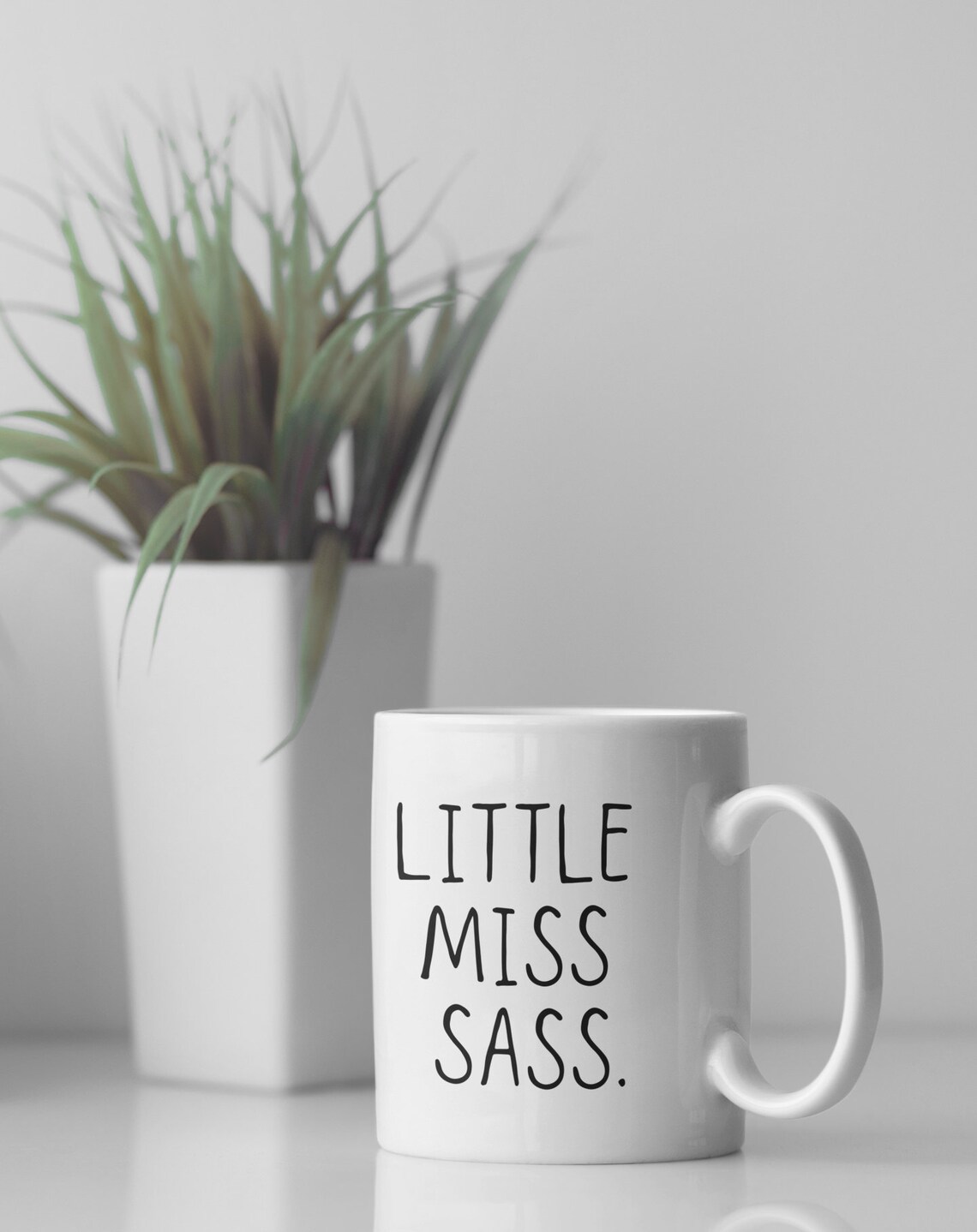 Little Miss Sass Mug, Badass Girl Gift, Gift for Her, Girl Power Mug ...