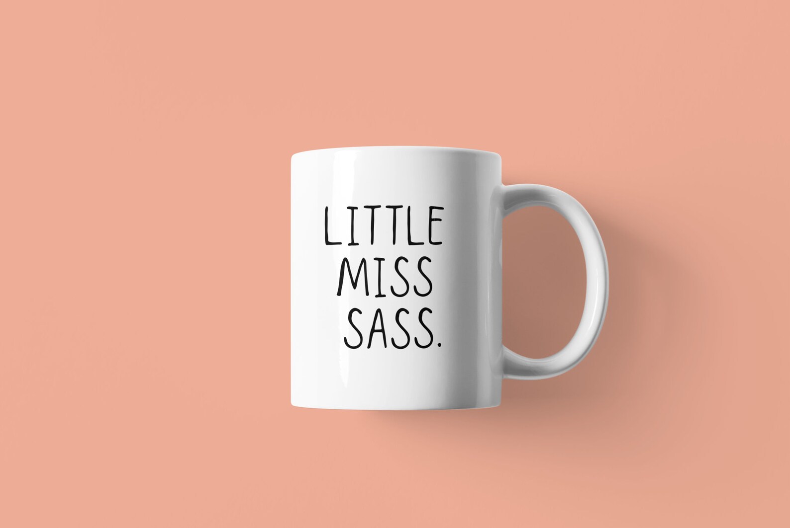 Little Miss Sass Mug, Badass Girl Gift, Gift for Her, Girl Power Mug ...