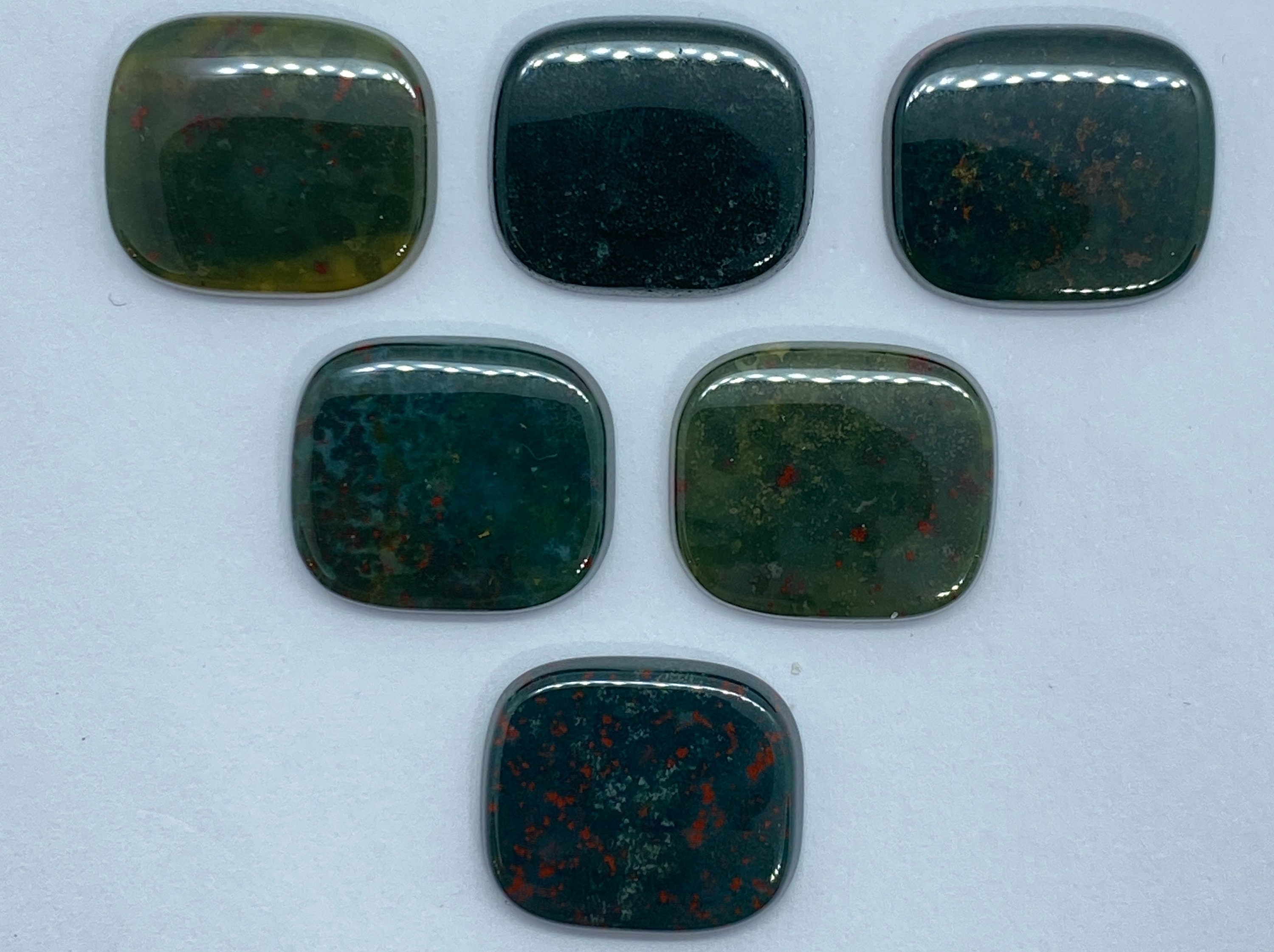 Bloodstone Single Bevel Buff Top SBBT Antique Shape Loose | Etsy