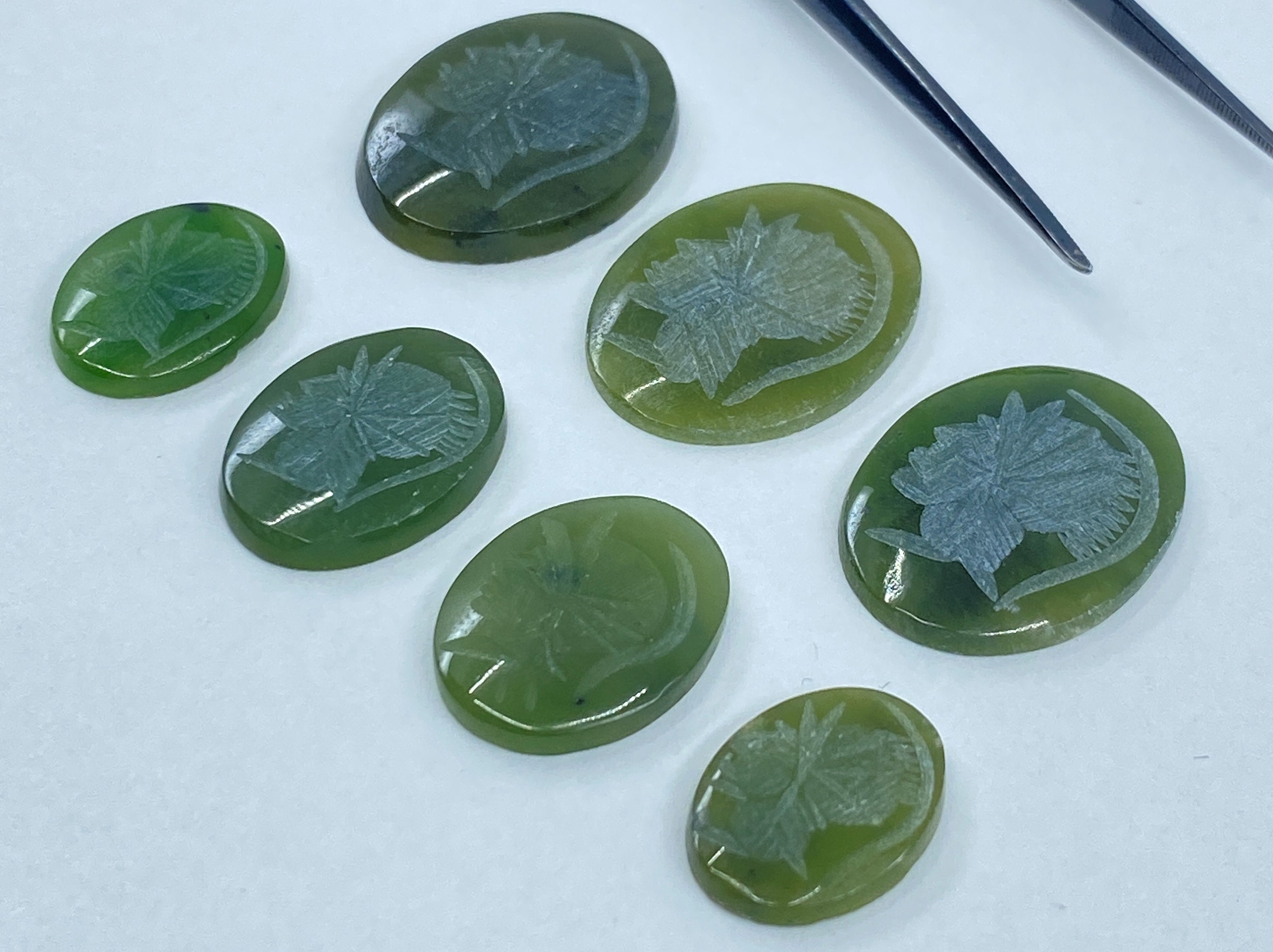 Nephrite Jade Roman Soldier Head Intaglio Oval SBBT Gemstones - Etsy