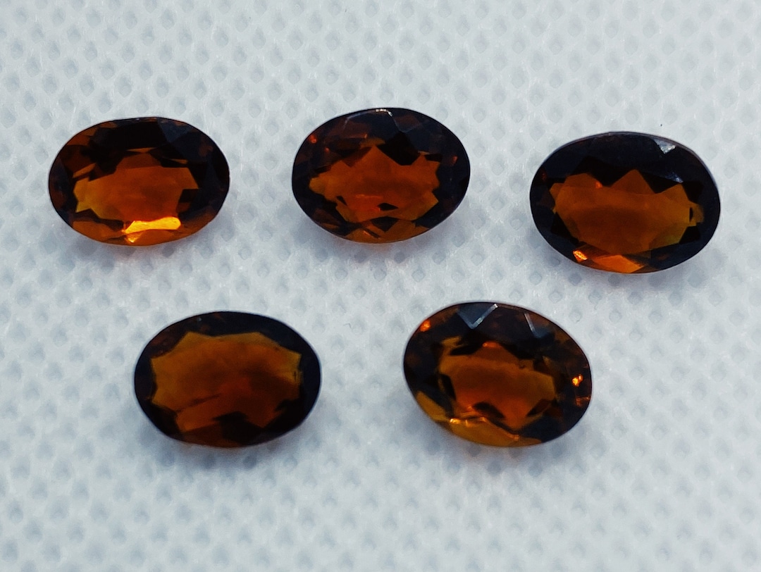 Madeira Citrine (brazil) Oval Faceted Loose Gemstones in Sizes From ...