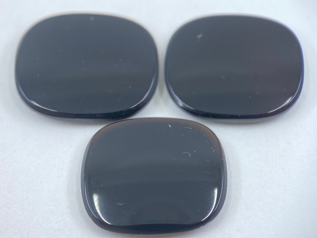 15 Pieces of Black Onyx German Cut Double Bevel Antique Shape Loose ...