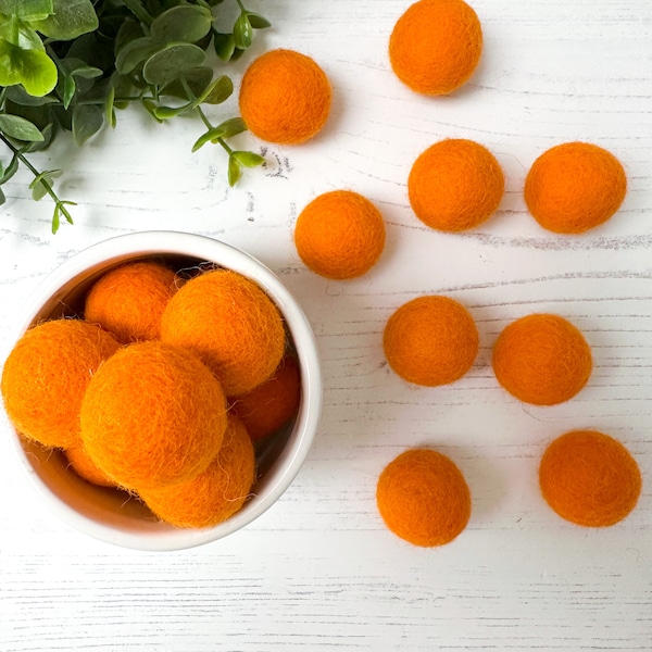 Orange Felt Hat - Etsy