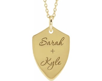 Engraved Shield | Etsy