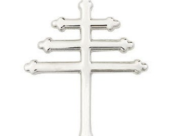 Maronite Cross Gold Necklace - Etsy