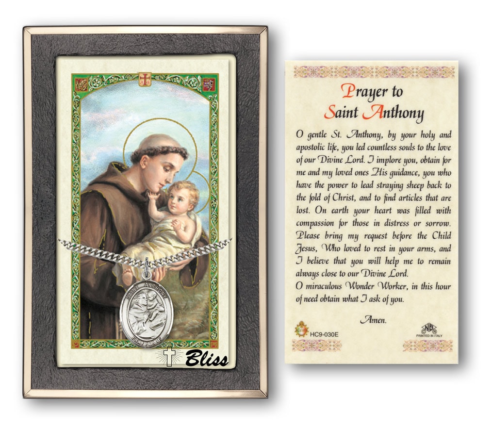 St Anthony of Padua Prayer Card | Etsy