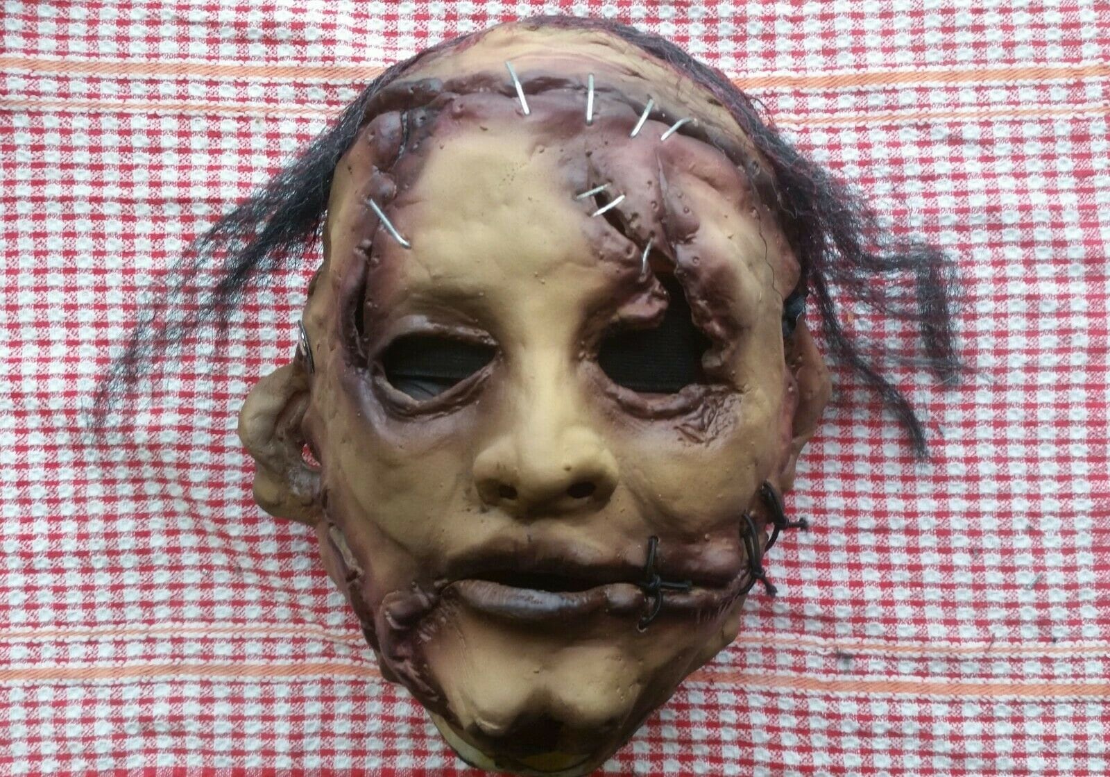 Slasher Skinned Leather Face Horror Mask Custom Original - Etsy
