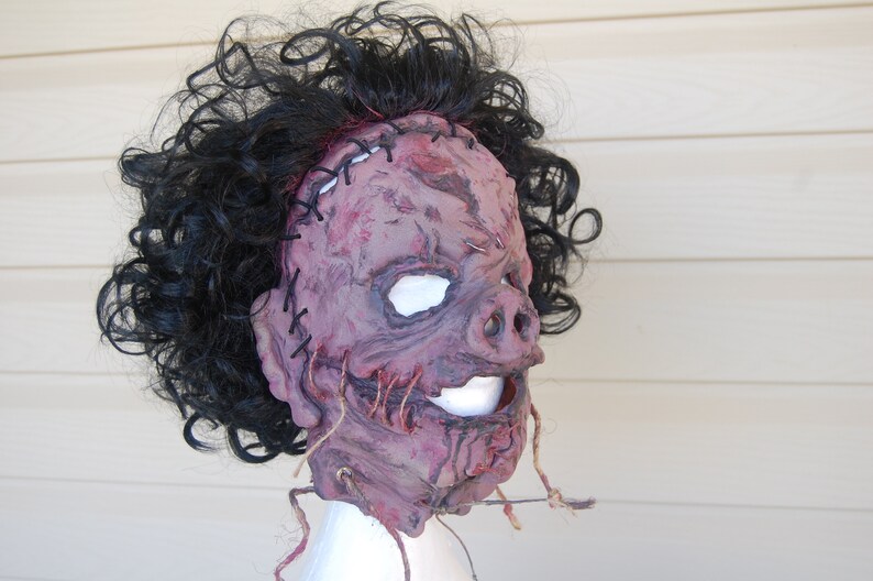 Pig Horror Mask Custom Man Hunt Pigsy Slasher Leatherface - Etsy