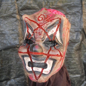 Iowa Slipknot Clown Mask - Shawn Crahan Tribute Horror Scary Halloween ...