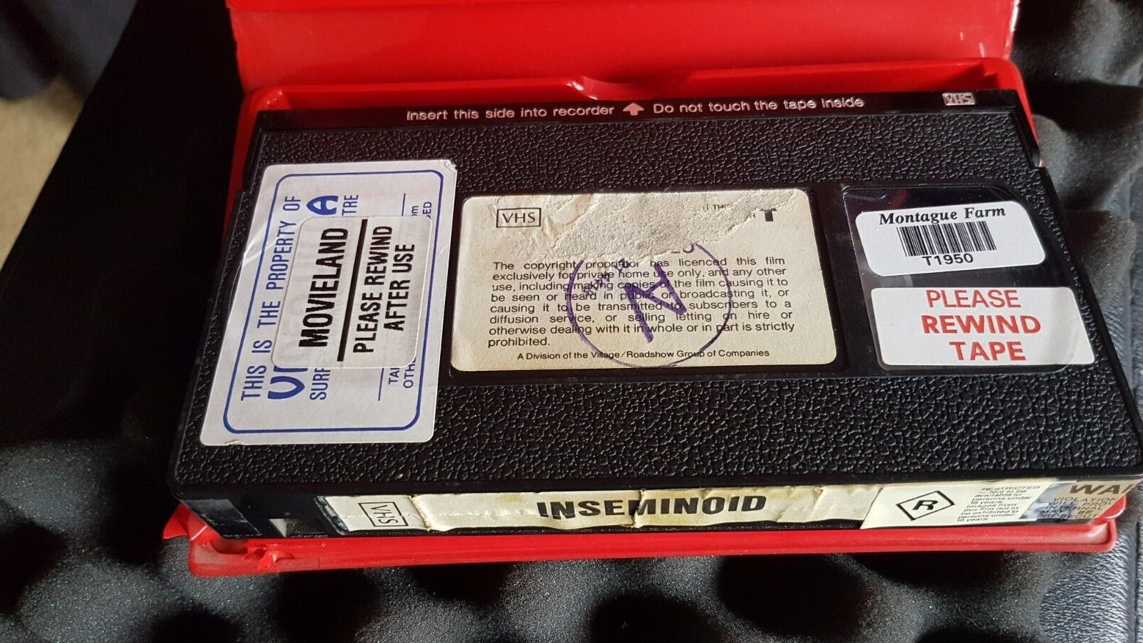 Inseminoid VHS Rare Horror Cult Gore Sci Fi - Etsy