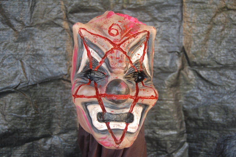 Iowa Slipknot Clown Mask - Shawn Crahan Tribute Horror Scary Halloween ...