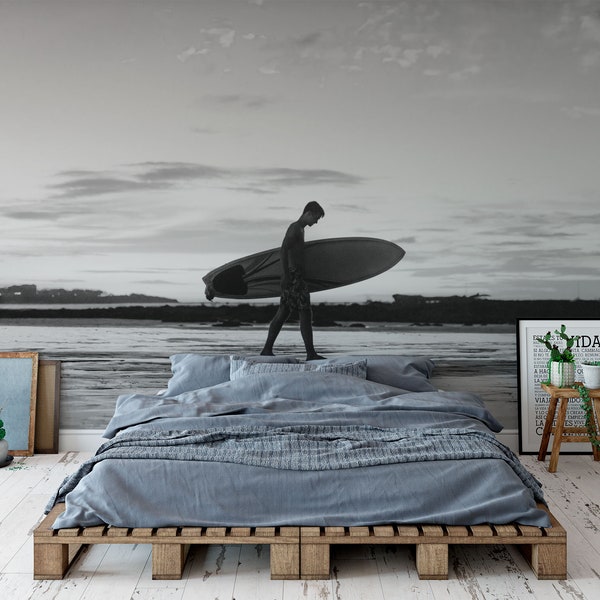 Beach Surf Wall Mural - Etsy