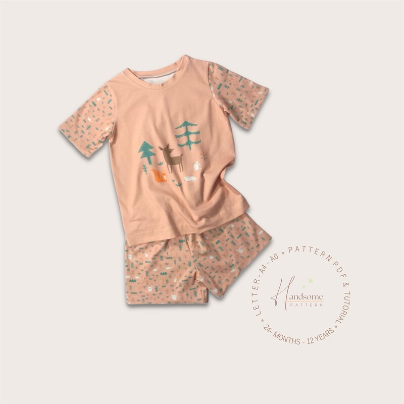 Girls Pajama Pattern - Etsy