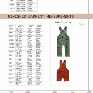 Kids Overall Pattern, Jumpsuit Sewing Pattern PDF, Dungarees Pattern ...