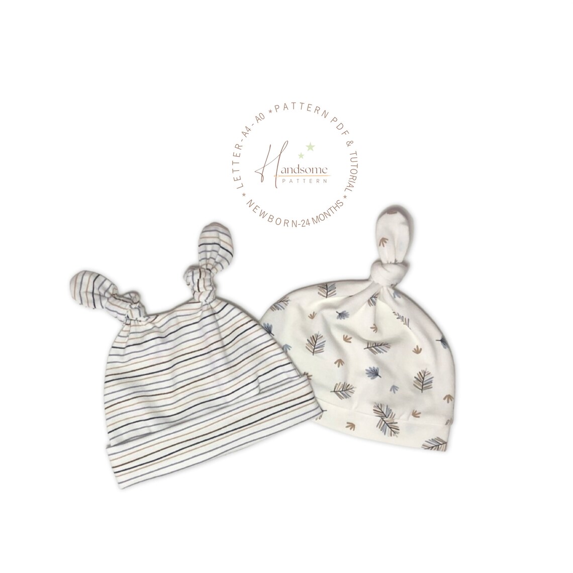 Baby Beanie Hat Pdf Sewing Pattern Newborn Knot Hat Pattern | Etsy