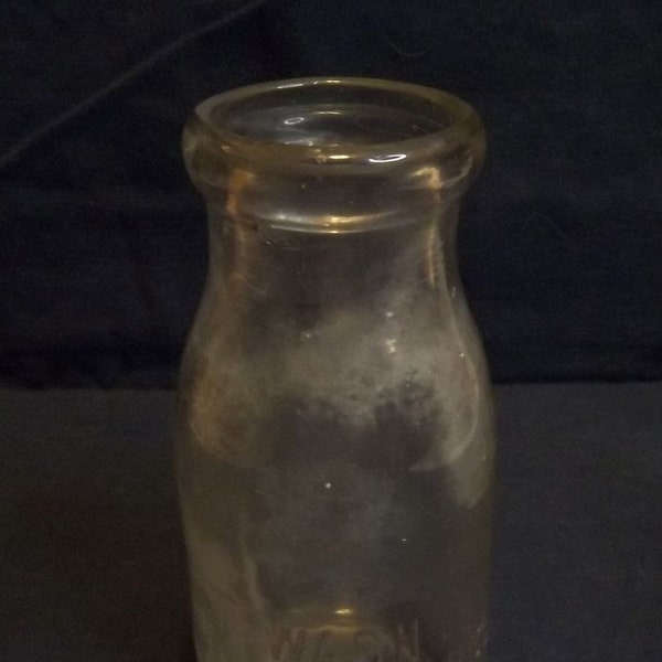 Half Pint Glass Bottle - Etsy