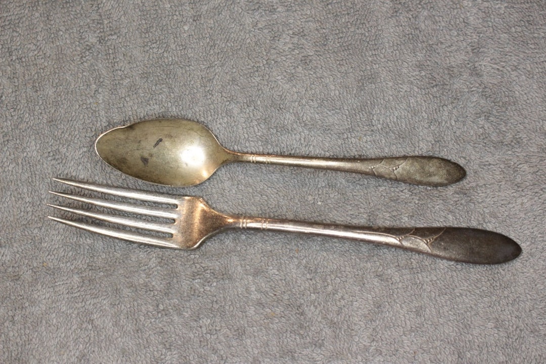 Vintage Community Plate Fork and Spoon Set - Etsy