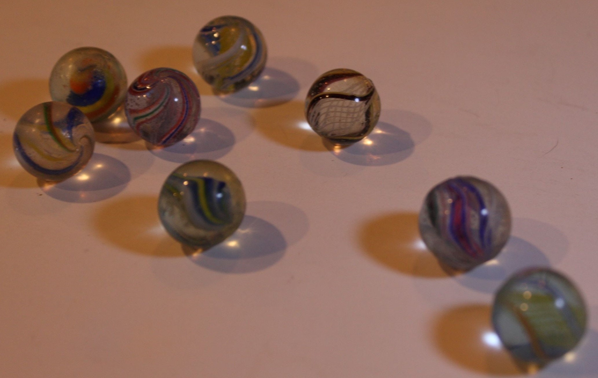 Vintage Antique Marble Game Set With Mahogany Game Board - Etsy