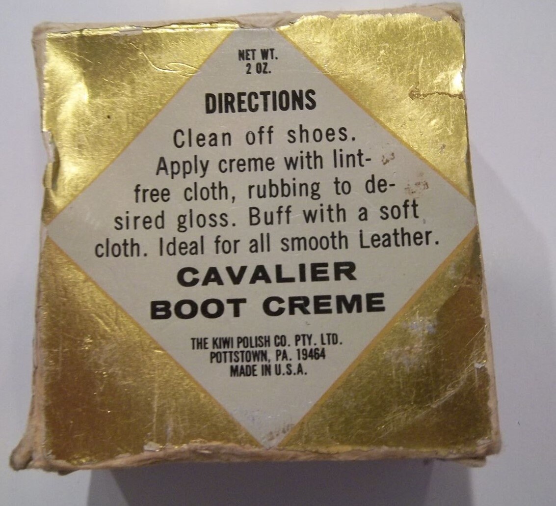 Vintage Cavalier Lemon Bisque Boot Creme in Original Packaging - Etsy