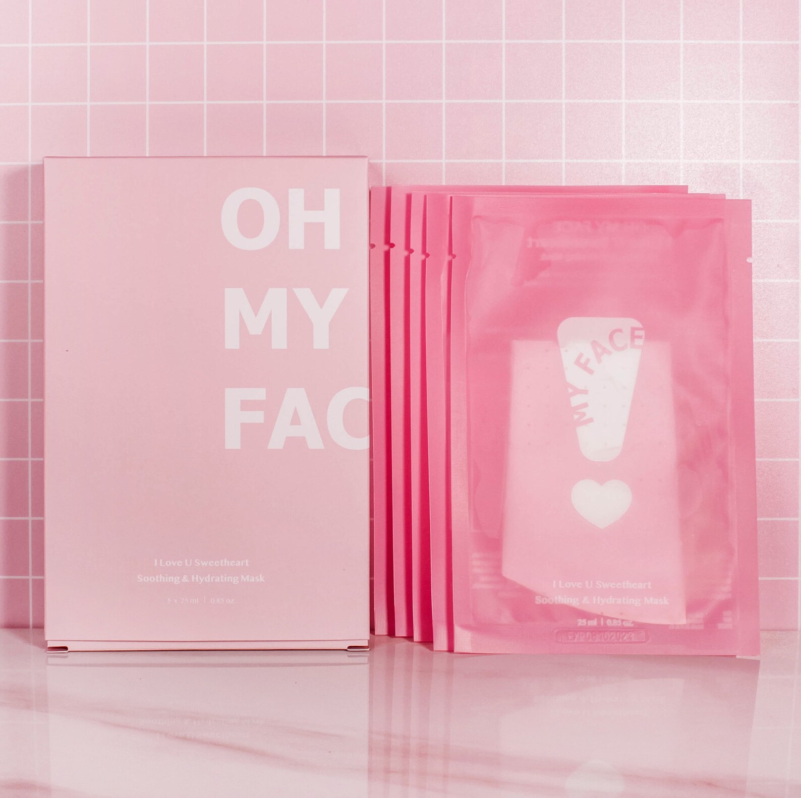 Hydrating & Soothing Facial Sheet Mask Set,gift Set,hyaluronic Acid ...