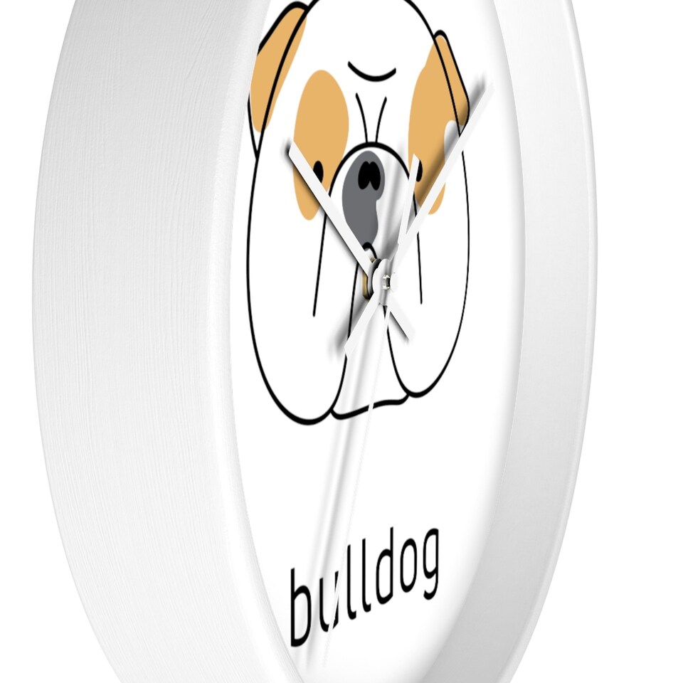 Personalized Bulldog Gift with Your Pet's Name | Custom Bulldog Wall ...