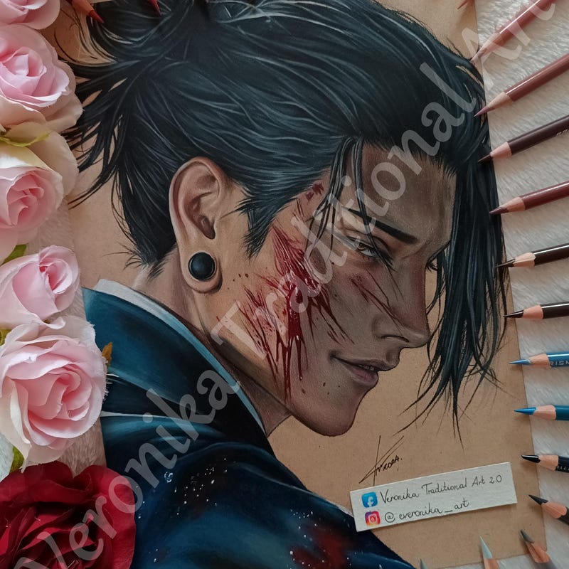 Jujutsu Kaisen Geto Fanart - Etsy