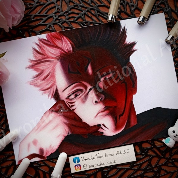Sukuna Artwork - Etsy