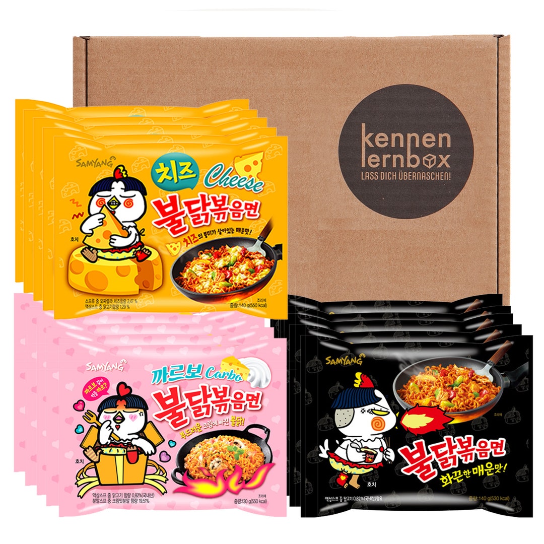 Getting to Know Box 15 Buldak Box | Samyang Hot Chicken Ramen Combo | 5 ...