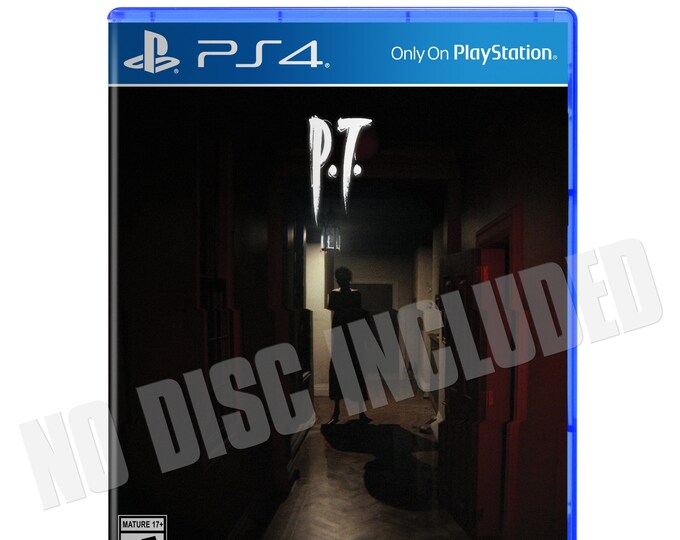 Custom/unofficial PT / Silent Hills PS4 Video Game Case No Disc ...