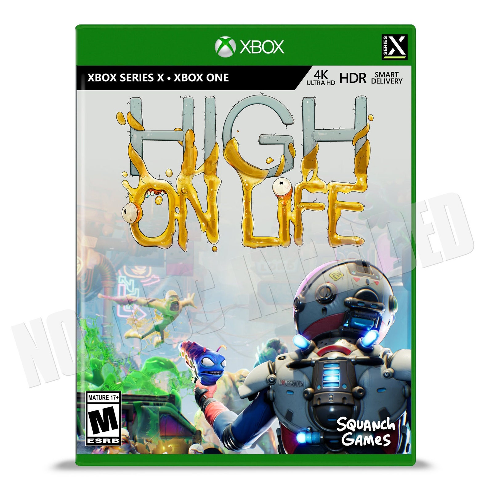 Custom/unofficial High on Life Xbox Series X Video Game Case No Disc ...