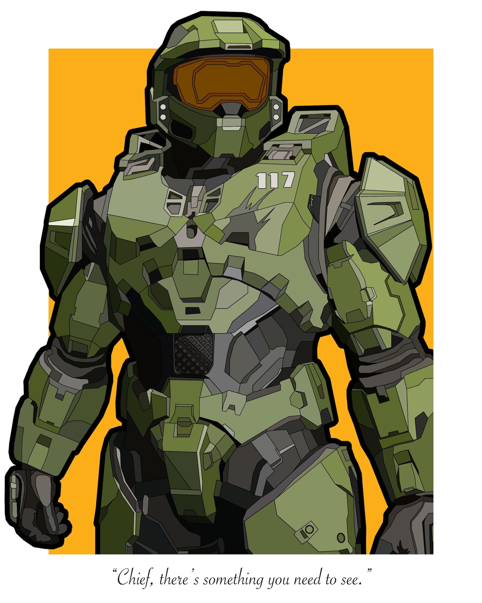 Master Chief Halo Infinite Halo Art - Etsy