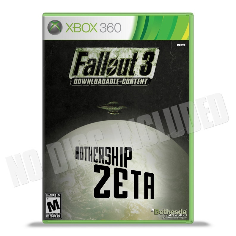 Custom/unofficial Fallout 3: Mothership Zeta Xbox 360 and PS3 - Etsy
