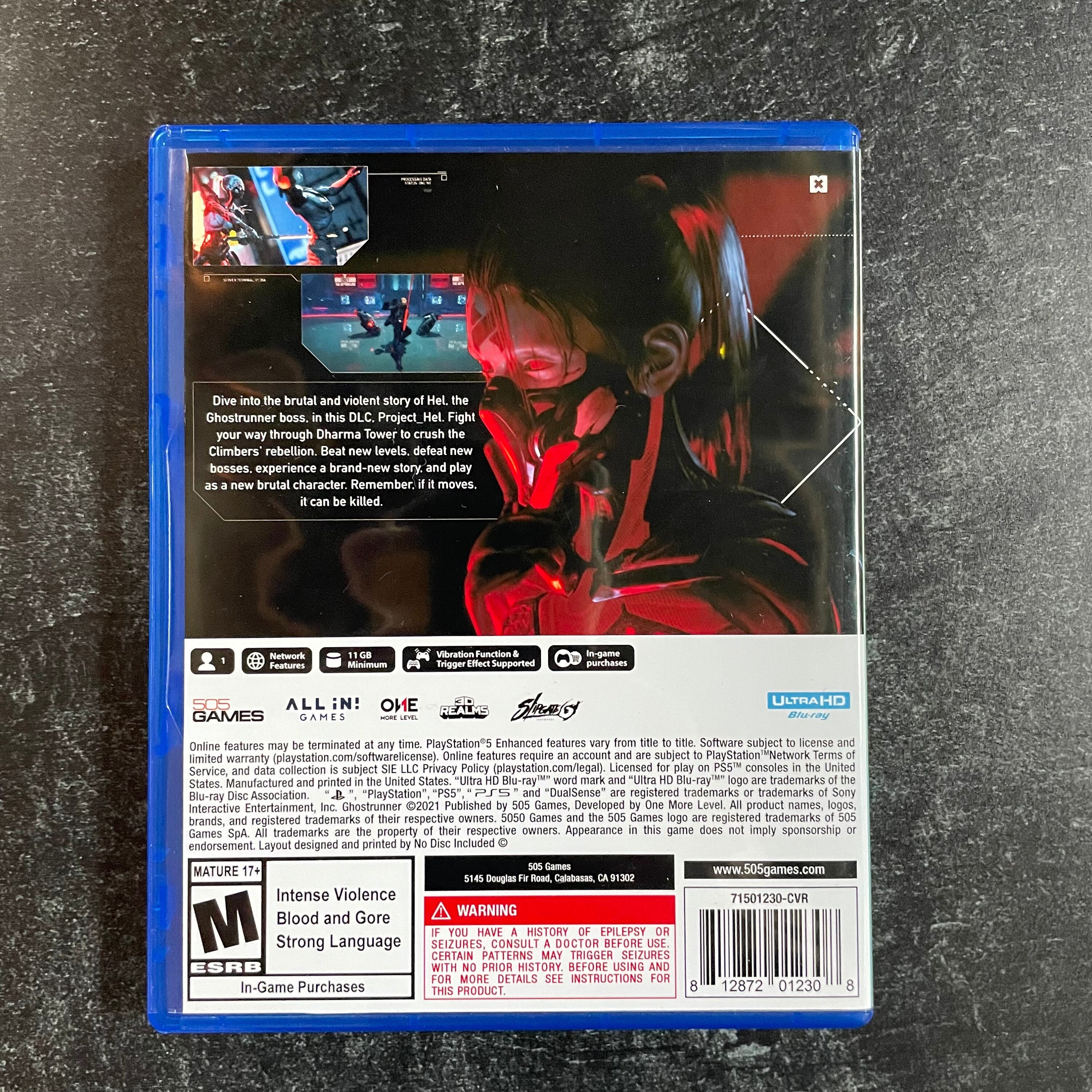 Custom/unofficial Ghostrunner: Project_hel Xbox Series X PS5 - Etsy