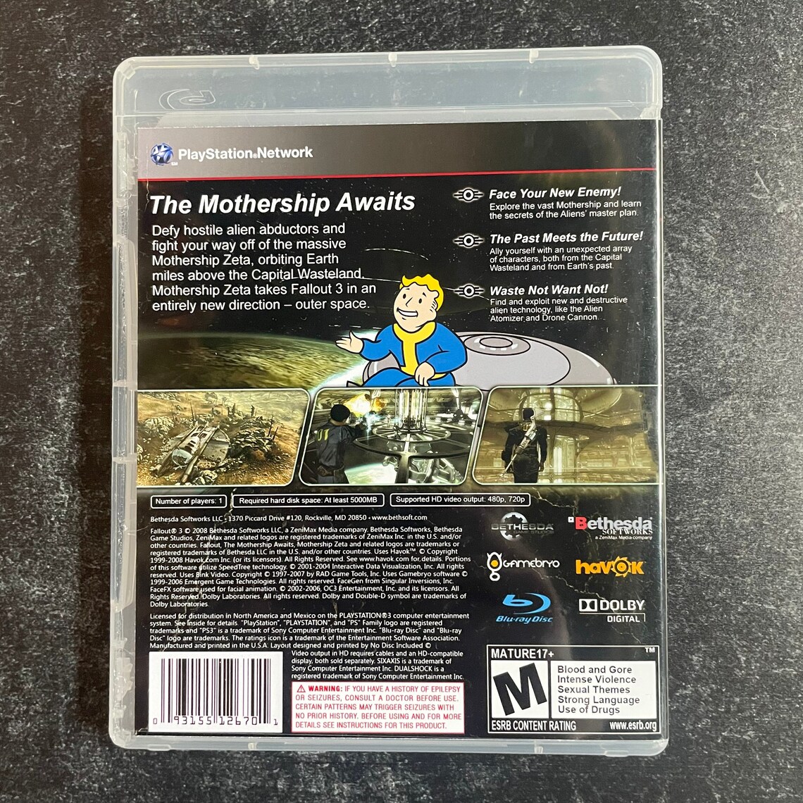 Custom/unofficial Fallout 3: Mothership Zeta Xbox 360 and PS3 Video ...