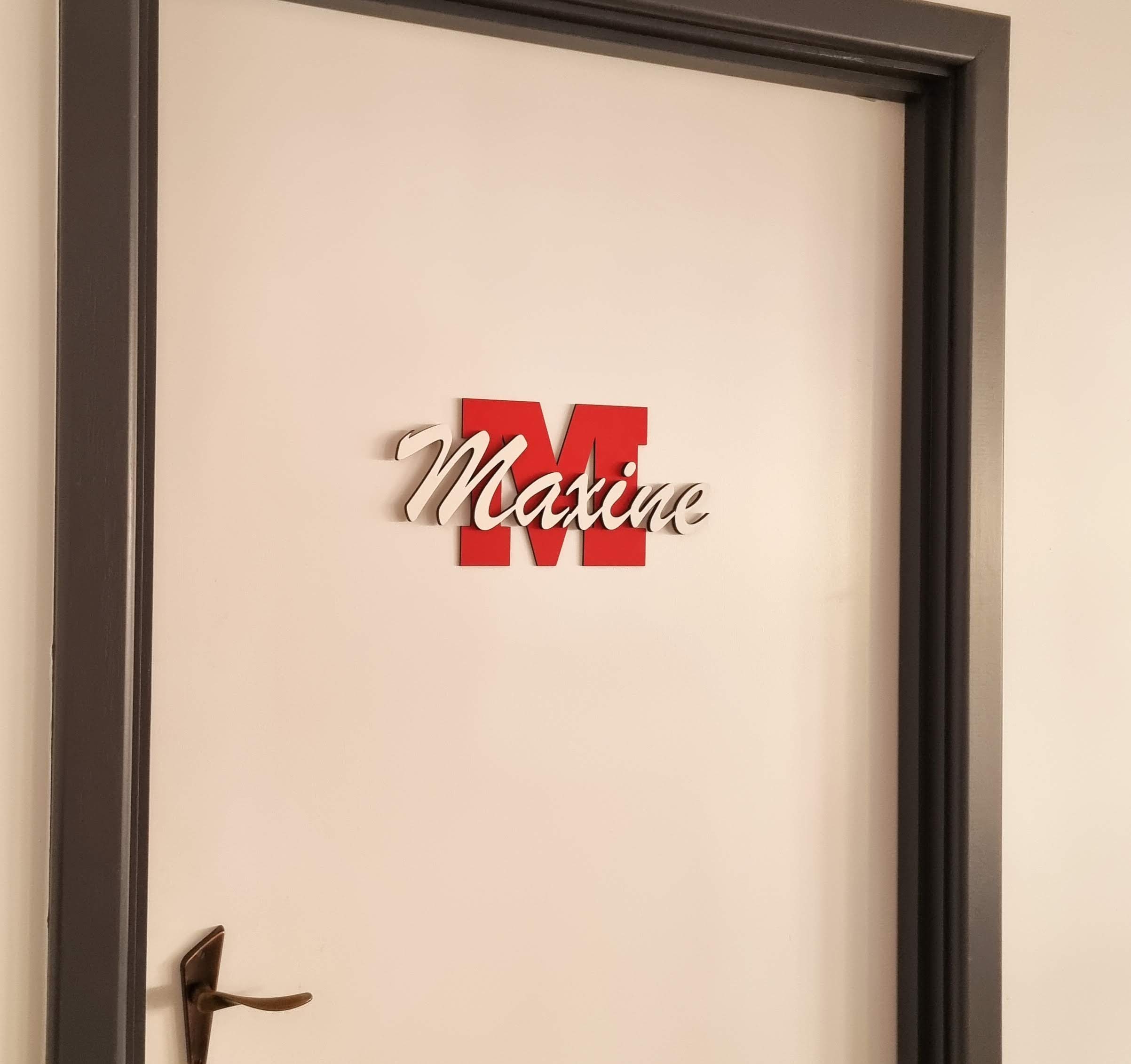 Wooden Wall Names, Name Plaque, Personalized Name Sign, Custom Sign ...