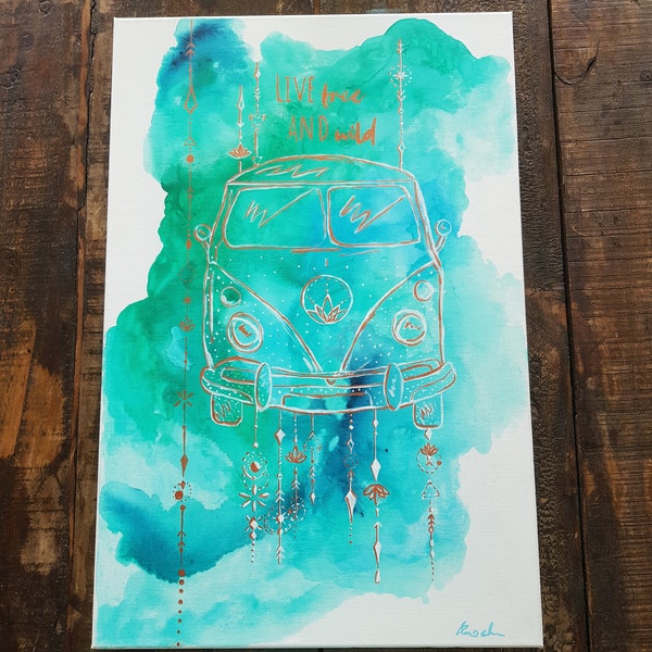 Vw Bus Art - Etsy