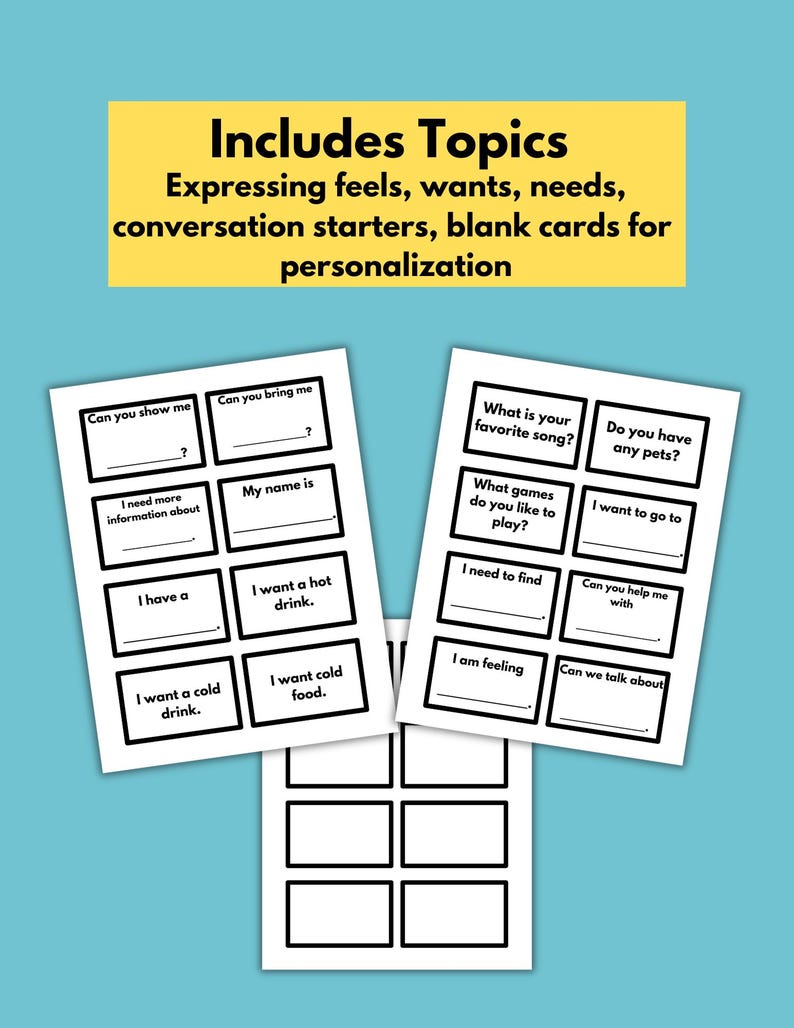 Black Non-verbal Communication Cards: Assistive Tool for Autism ...