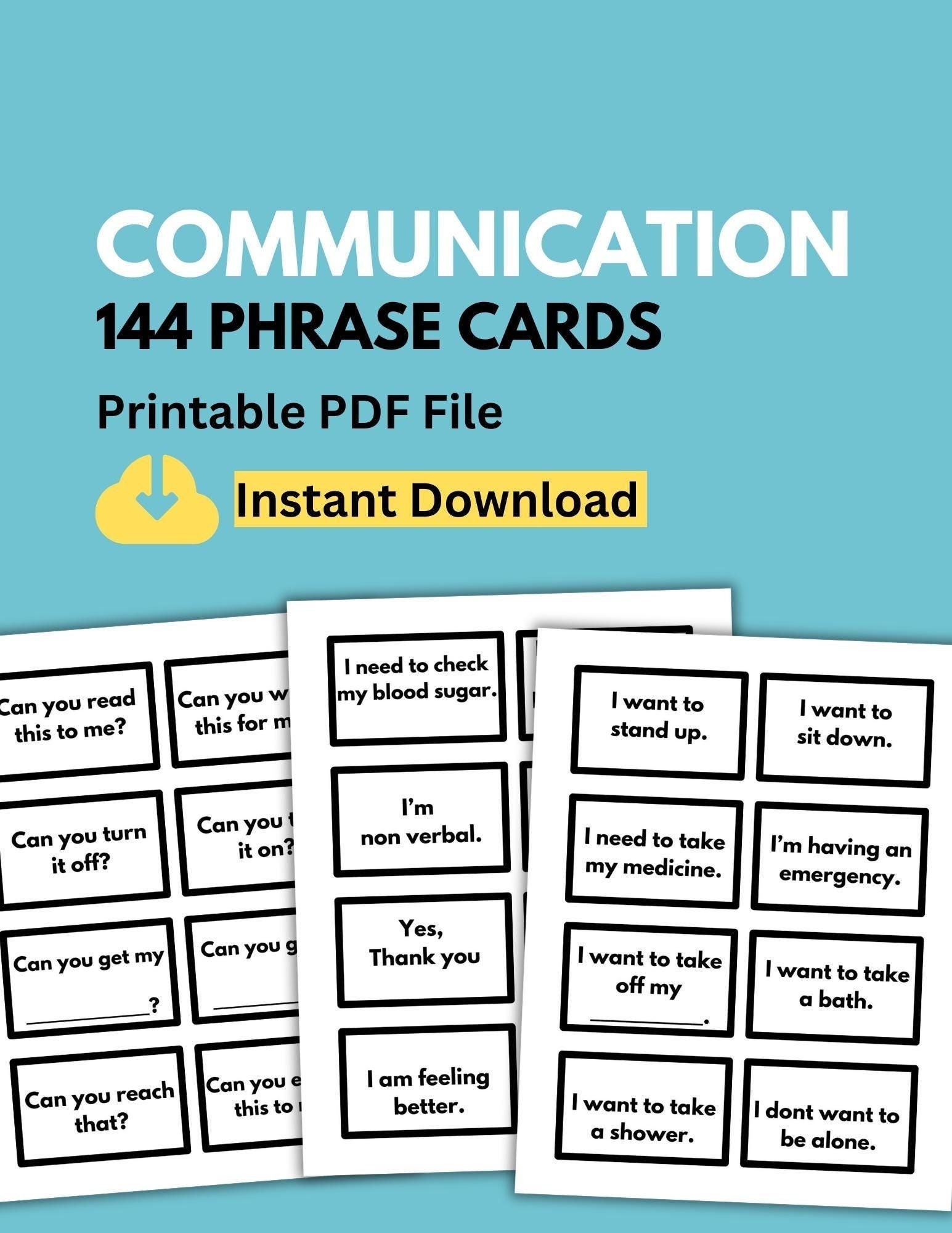 Black Non-verbal Communication Cards: Assistive Tool for Autism ...