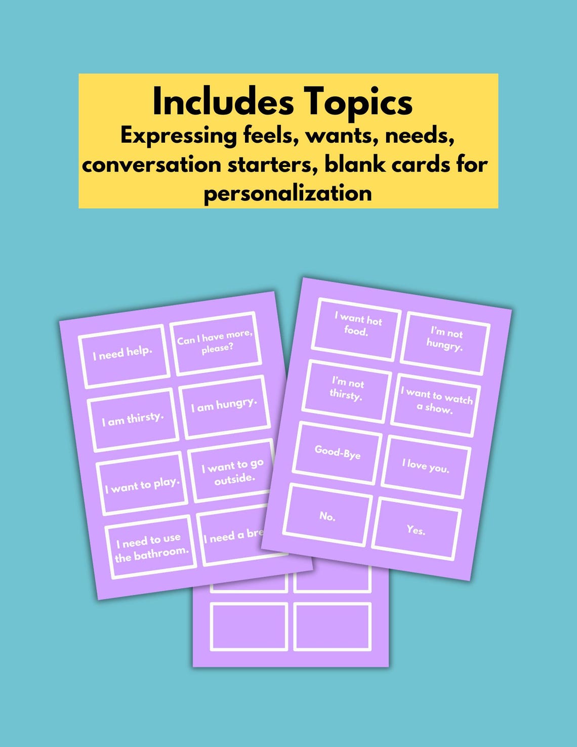 Purple Non-verbal Communication Cards: Assistive Tool for Autism ...