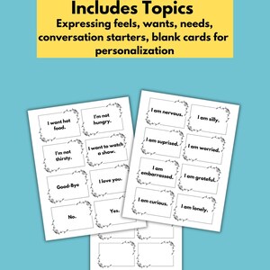 Nonverbal Communication Cards for Autism – 108 Printable PECS Cards for ...