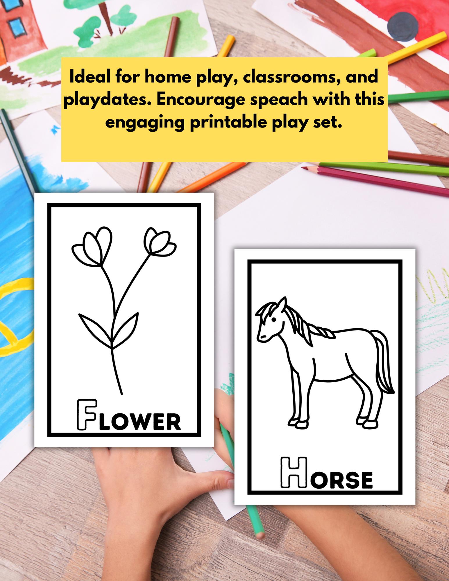 Educational ABC Alphabet Coloring Book for Kids: Fun Learning Activity ...