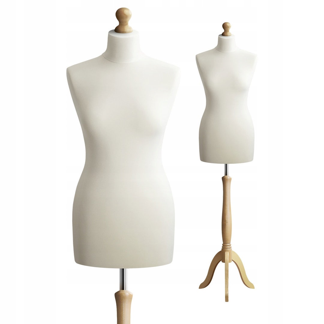 Mannequin Female, Dress Form, Sewing Mannequin Female, Cover Cream ...